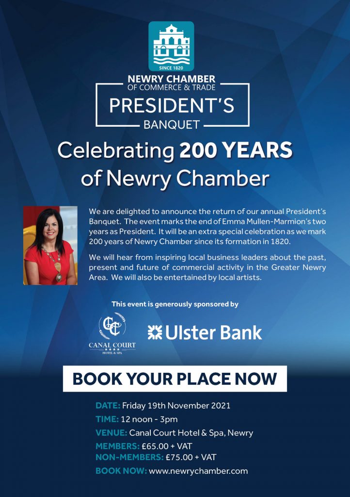 President's Banquet & 200th Anniversary Lunch - Newry Chamber