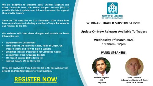 WEBINAR: Trader Support Service - Newry Chamber