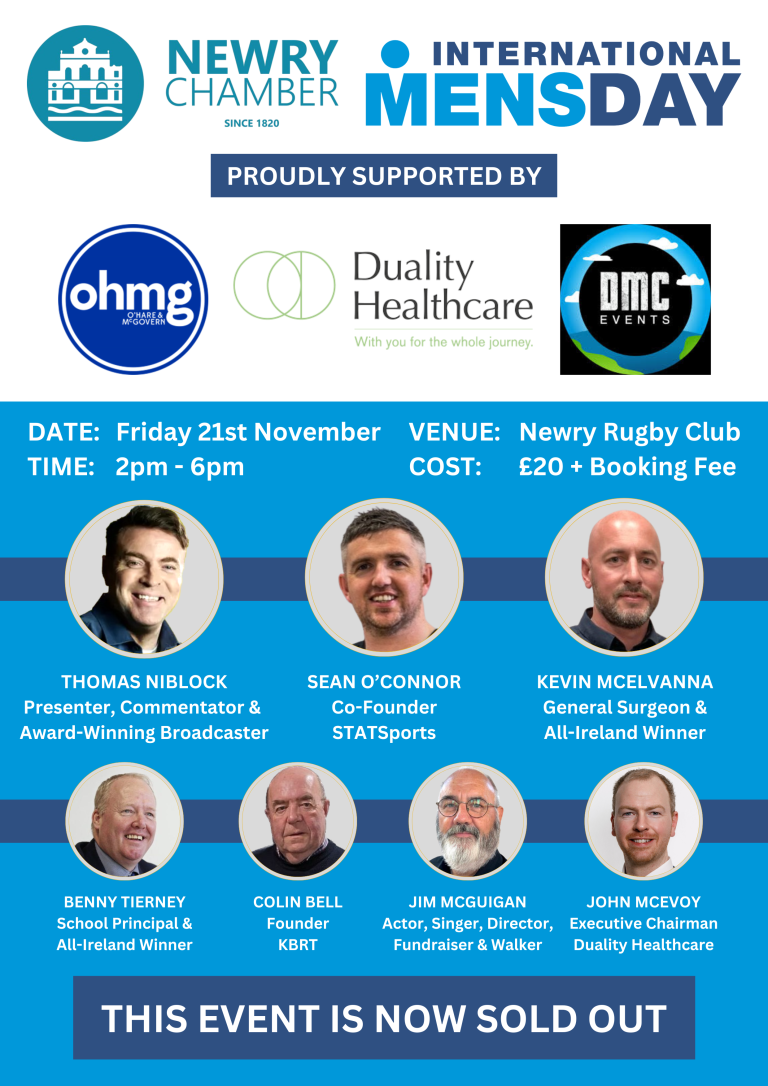 EVENT: Newry Chamber International Men's Day 2025 - Newry Chamber