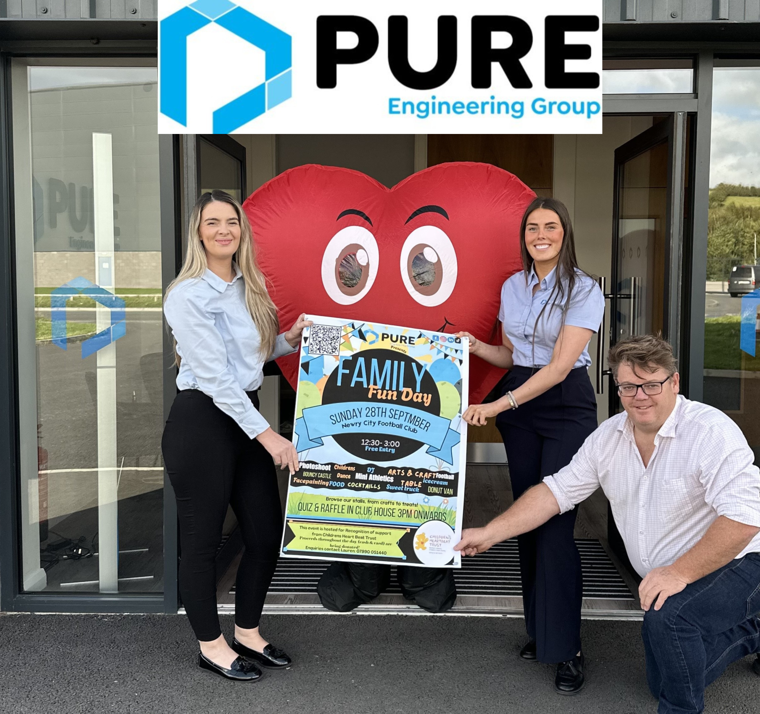Pure Engineering Line Out for Children's Heartbeat Trust - Newry Chamber